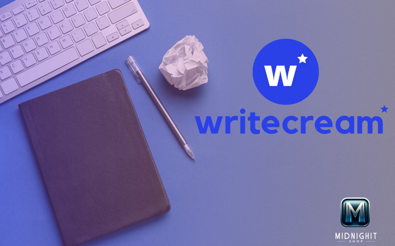 اکانت پرمیوم writecream - هوش مصنوعی برای تولید محتوا - Midnight shop